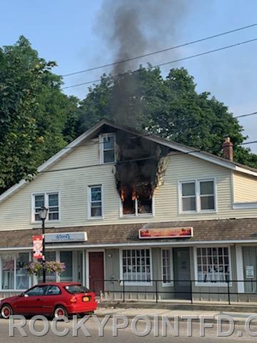 Working Taxpayer Fire with Occupants trapped - Rocky Point Fire Department